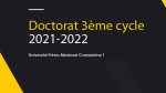 WebDoctorat 2025 : Innovations et Inscription avec Progress DZ